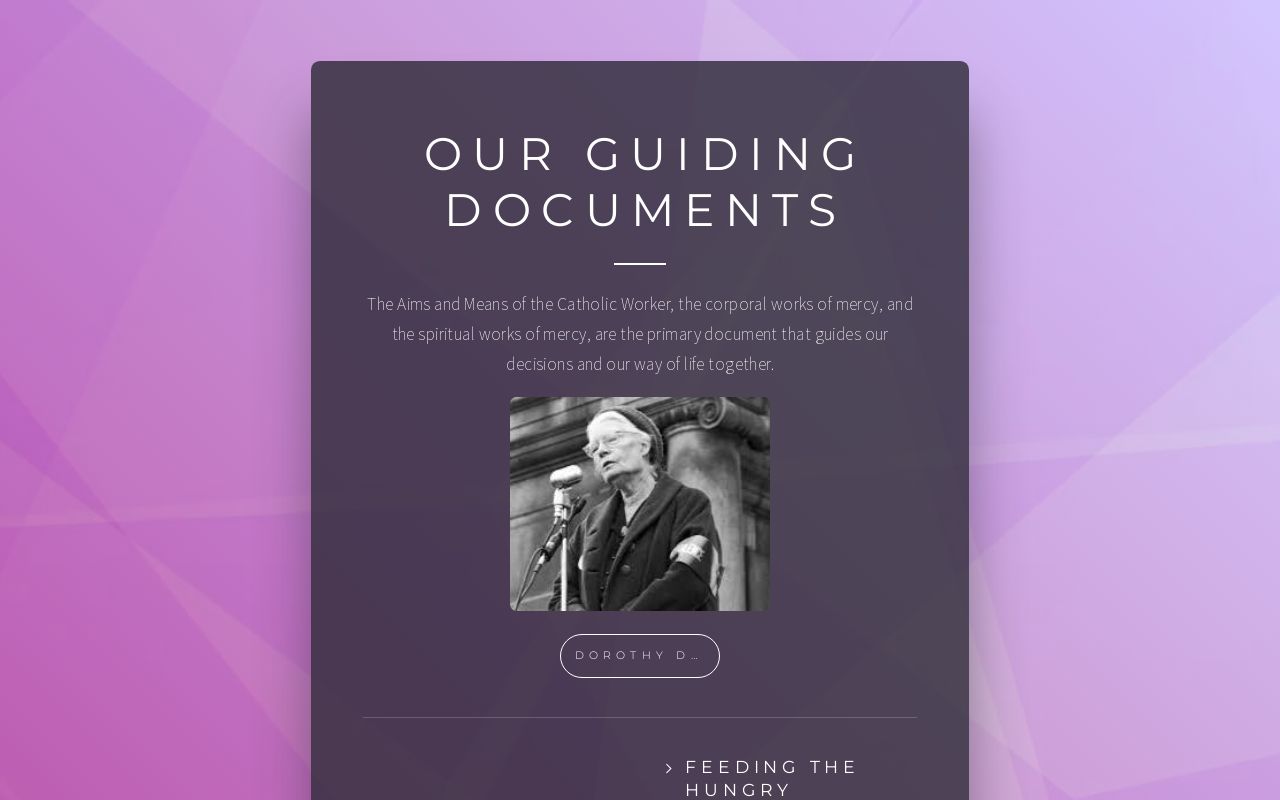 Our Guiding Documents